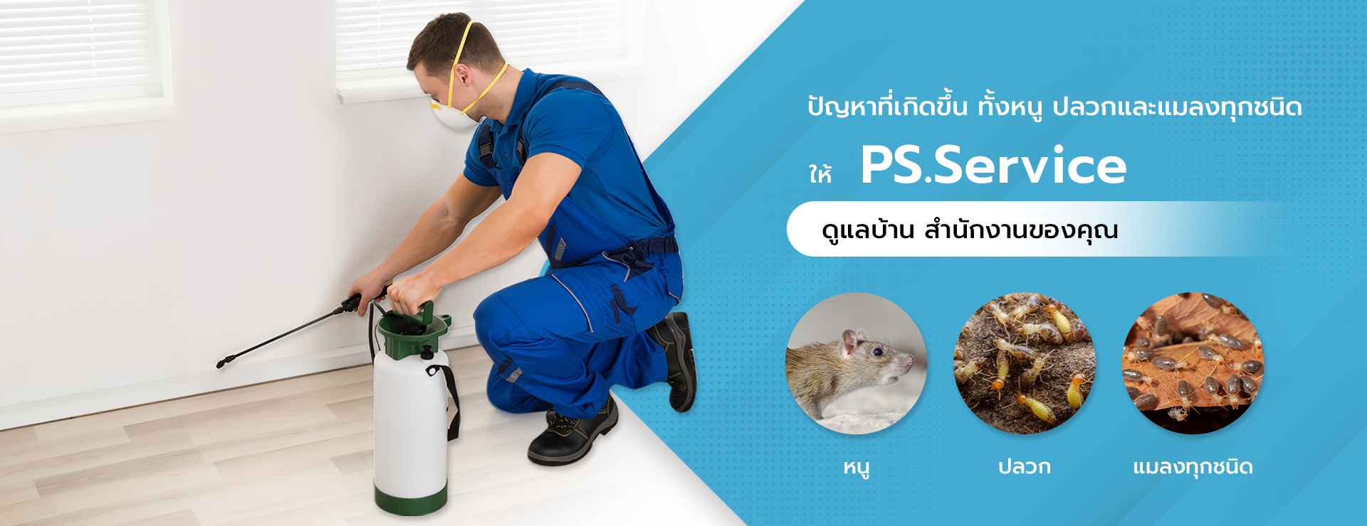 พงษ์ษรกำจัดปลวก (PS.Service)