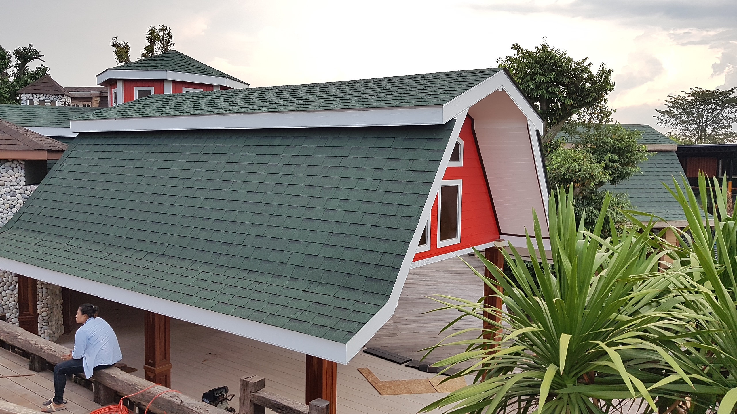 Chateau Green สีเขียว - shingleroof-invention