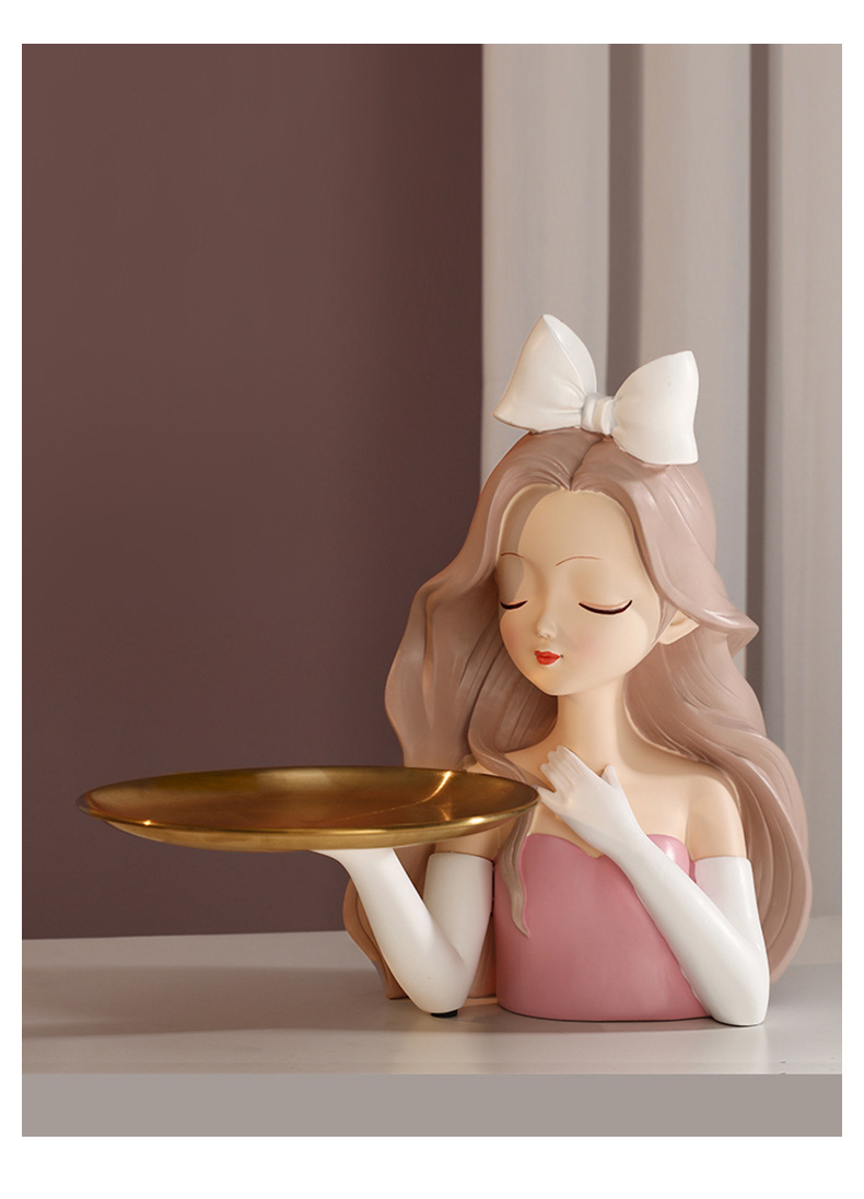 Tray Girl ตุ๊กตาเรซิน - simple-haus