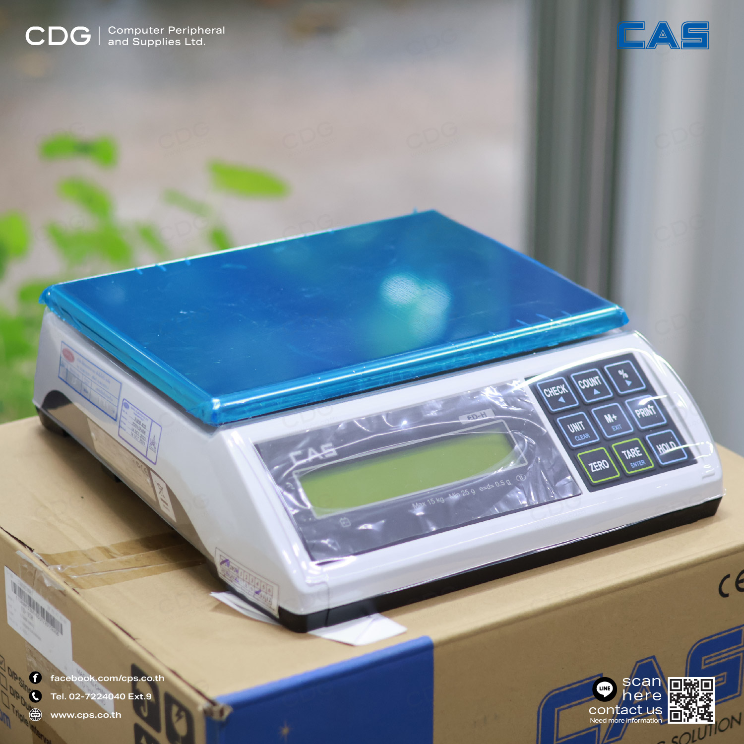 Digital weighing scale CAS Model : ED-H Series - cps