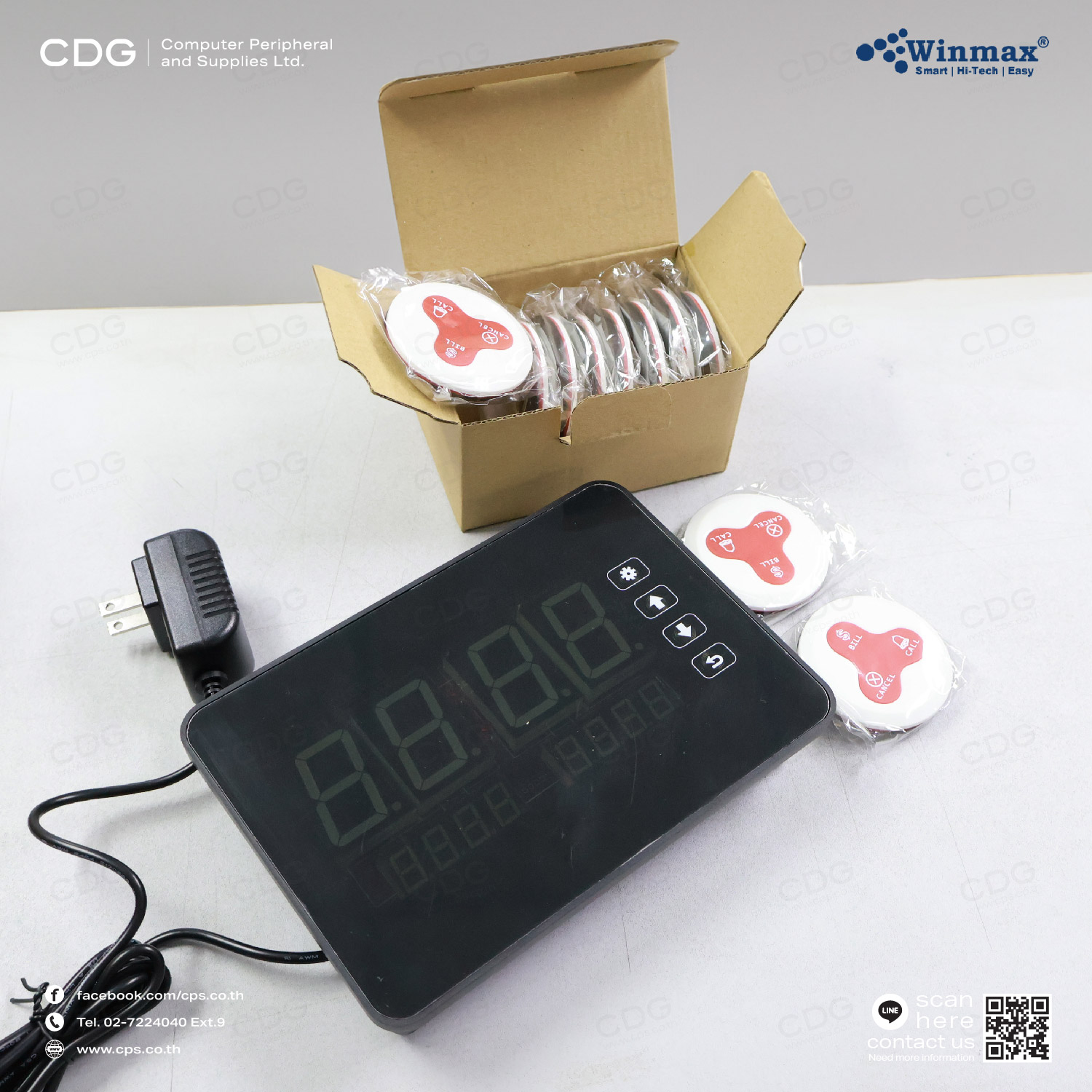 Wireless Calling System Winmax (Waiter Call K-H3-EE) - cps