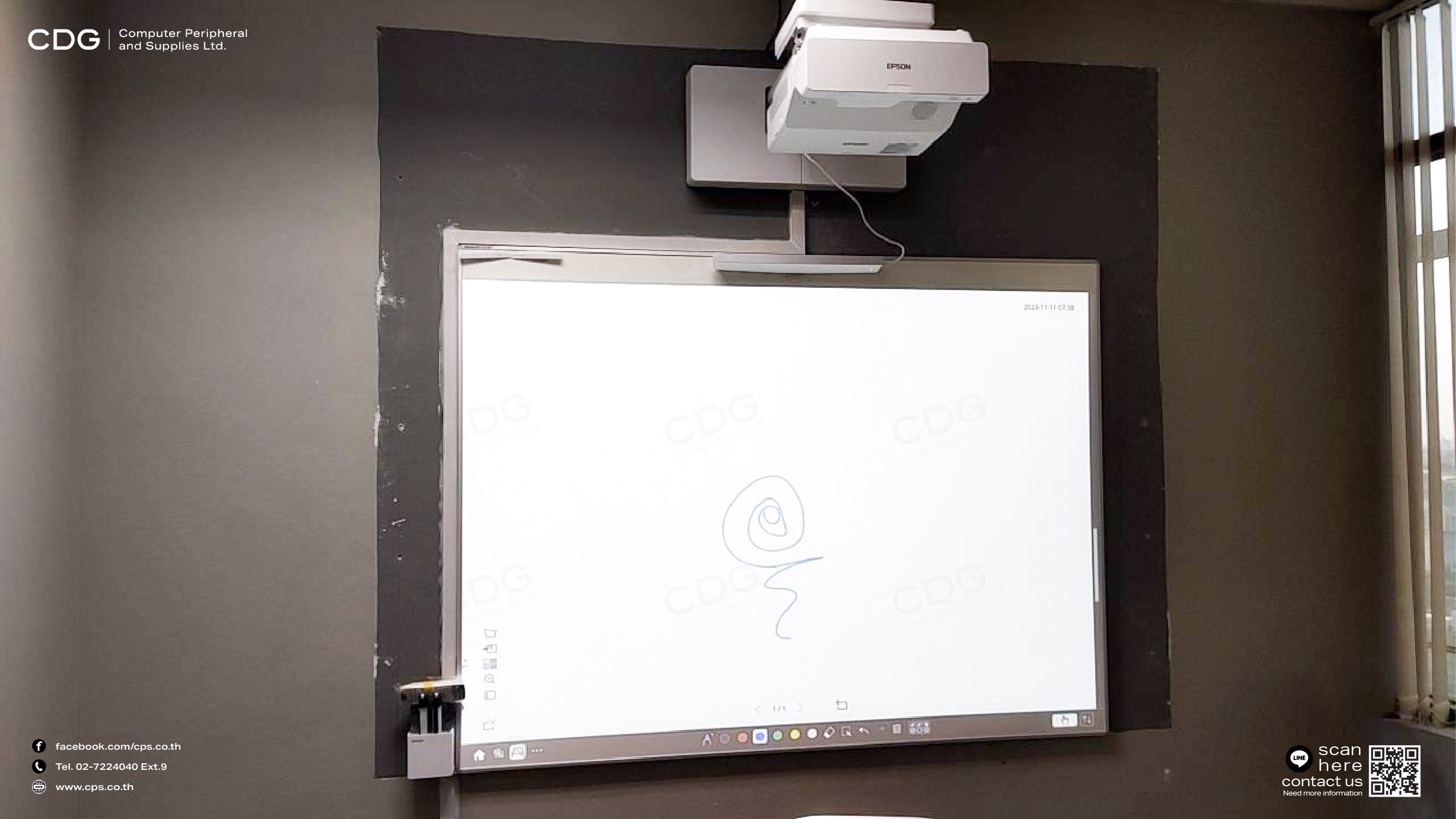 Epson EB-770Fi Full HD interactive projector
