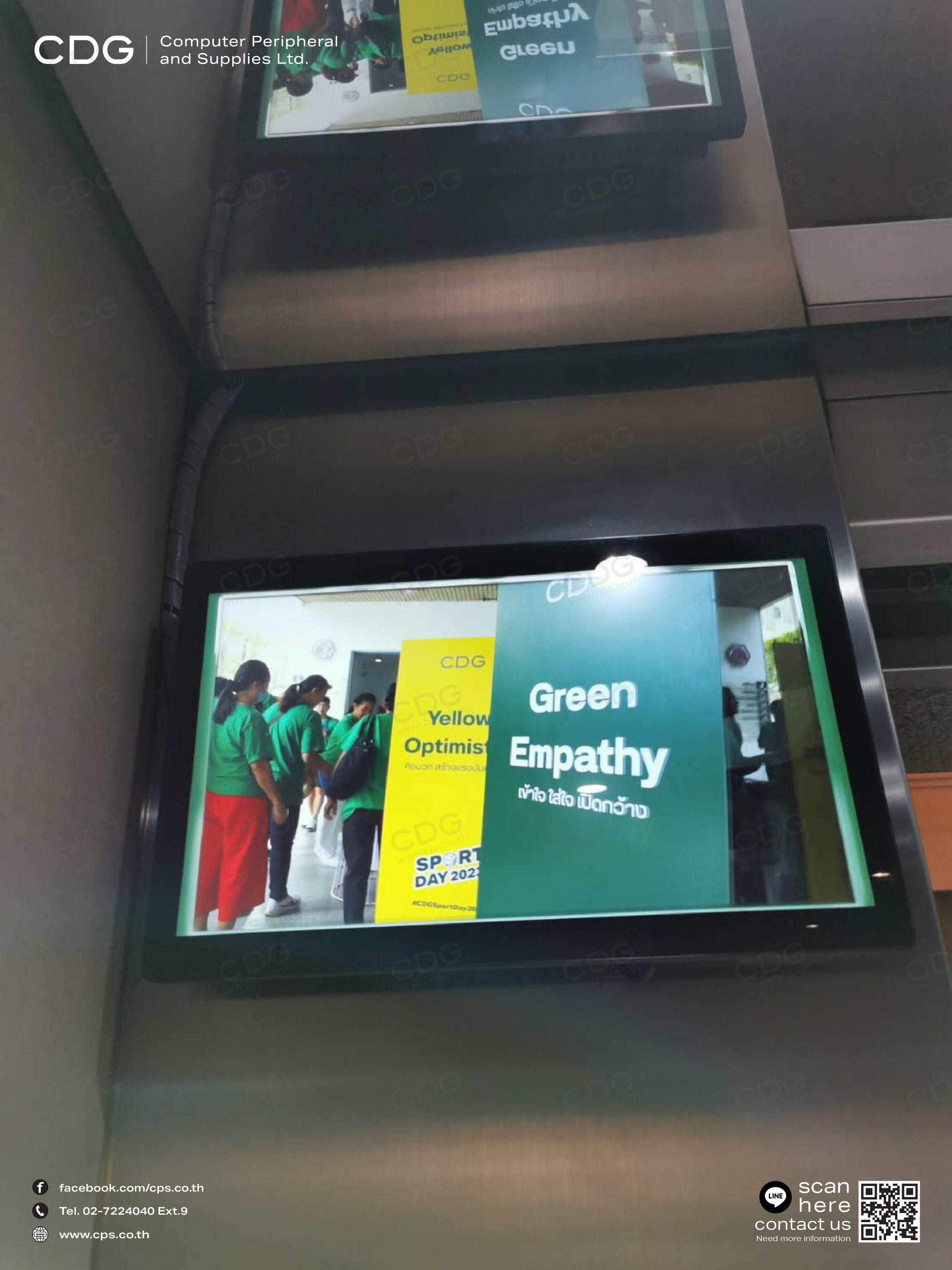 Digital Sinage EPM-156 / EPC-156 Industrial Touch Monitor