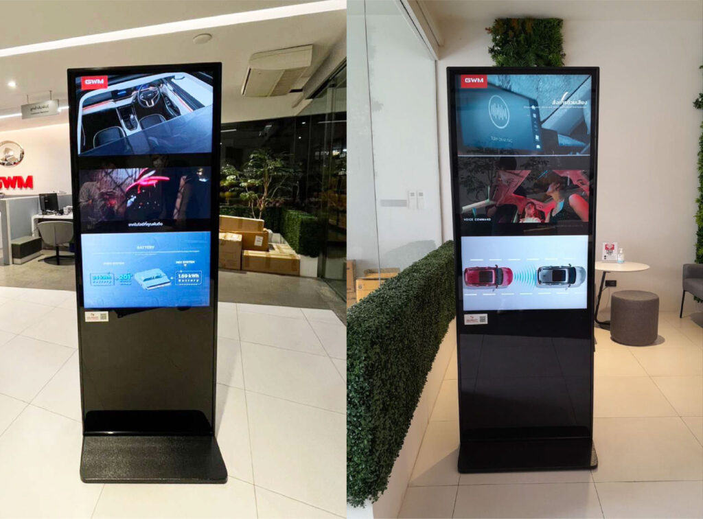 ป้ายโฆษณาดิจิตอล Neosmart (แบบตั้งพื้น) Floor Standing