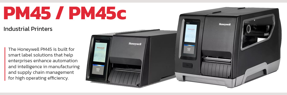 เครื่องพิมพ์บาร์โค้ด Honeywell รุ่น PM45C Printers Barcode - cps