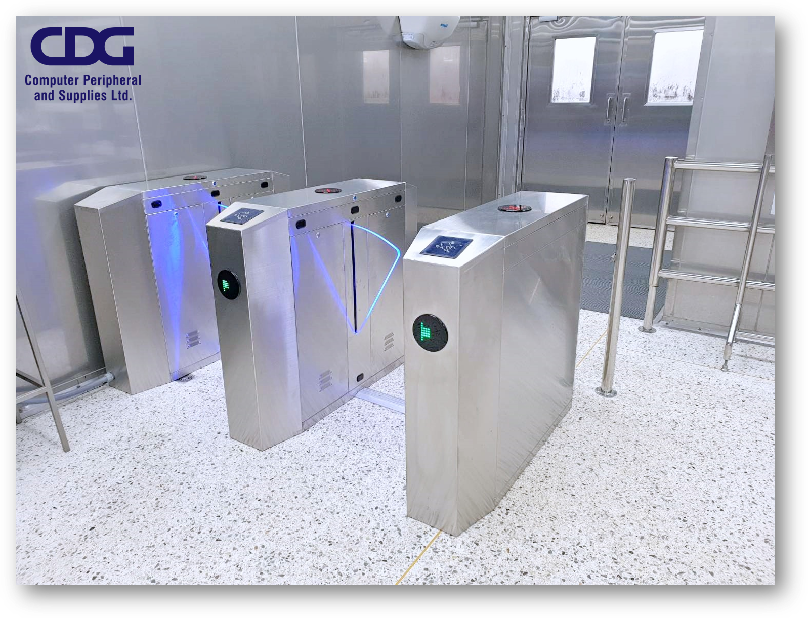 ผลงานการติดตั้งประตูเข้า-ออกอัตโนมัติ Gate Control - cps