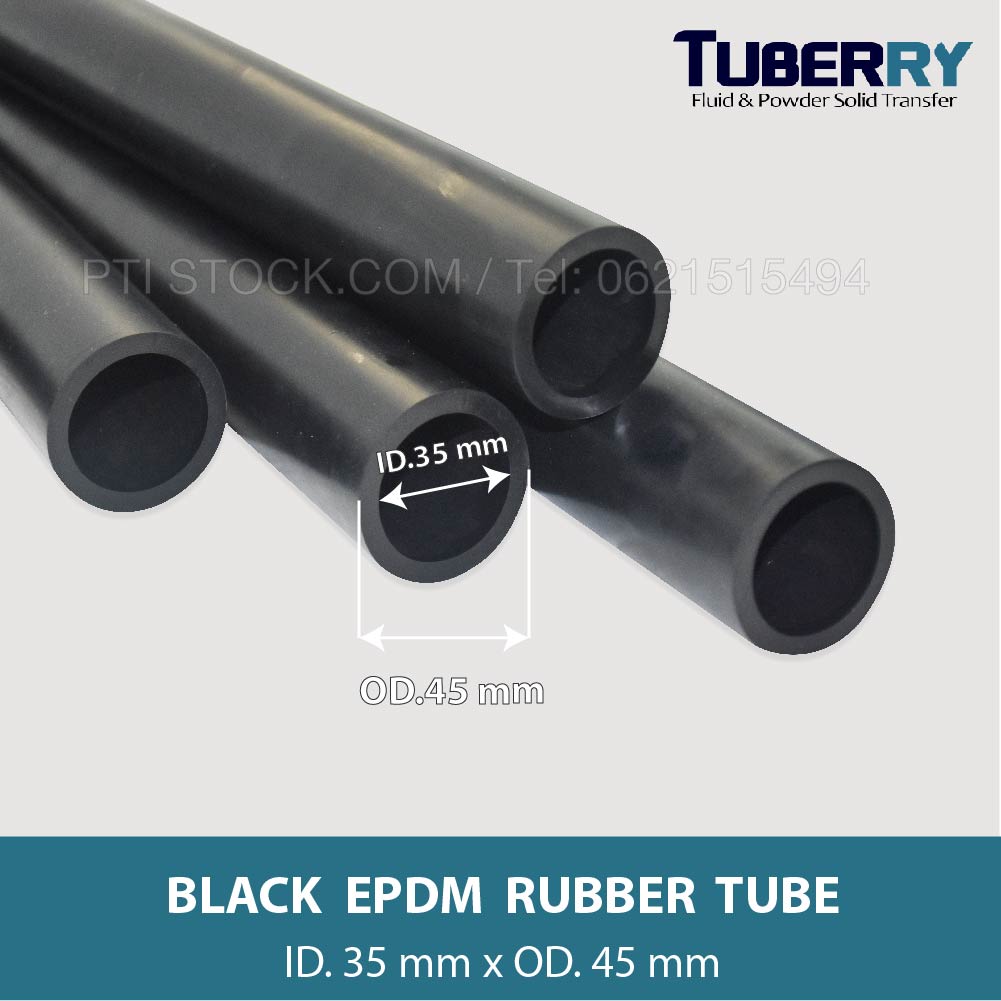 EPDM Rubber Tube I.D35 X O.D45 mm Excellent chemical resistance Tel ...