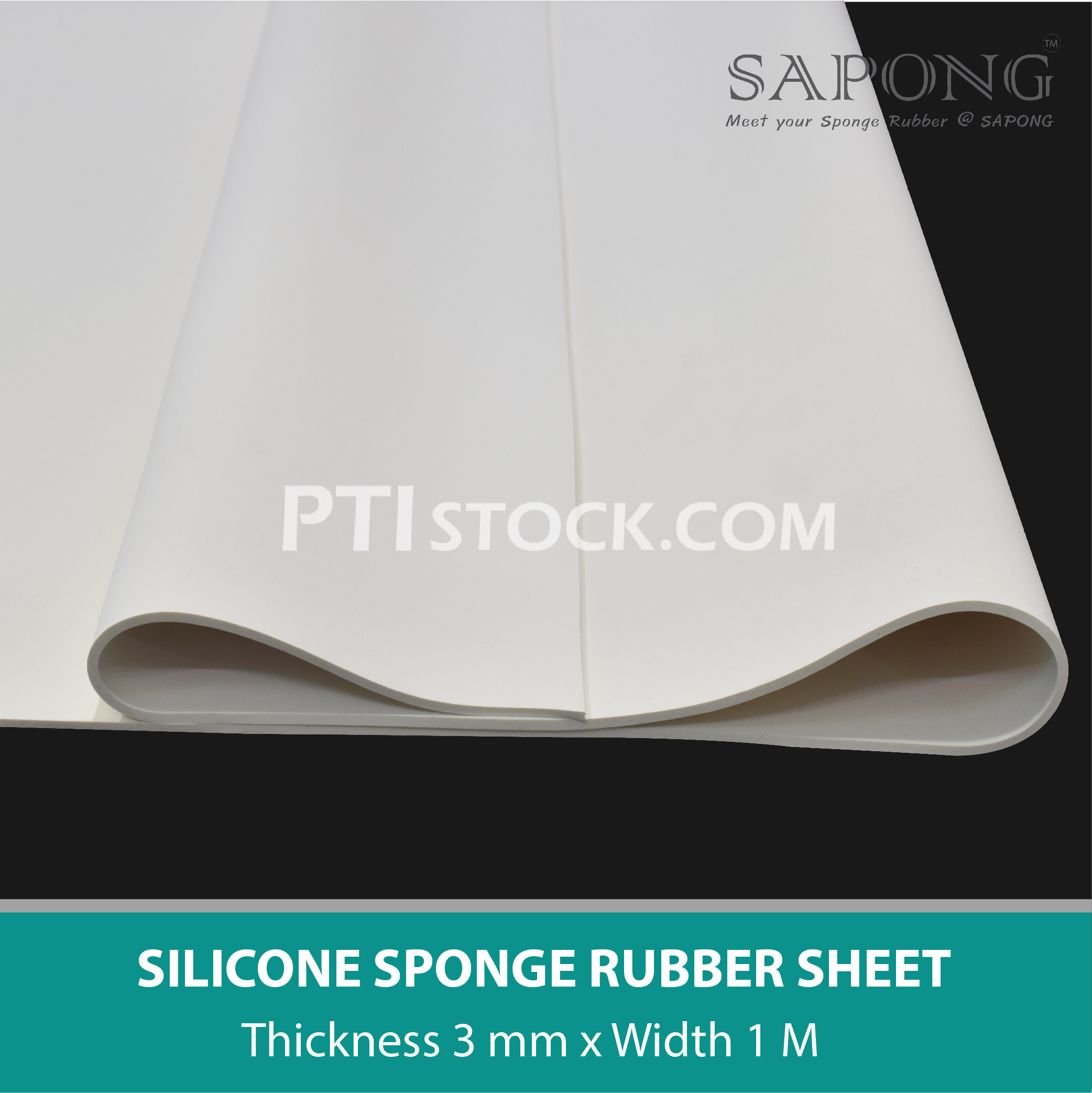 White Silicone Sponge Sheet 3 mm Tel : 022577154 LINE@ @ptirubber ...