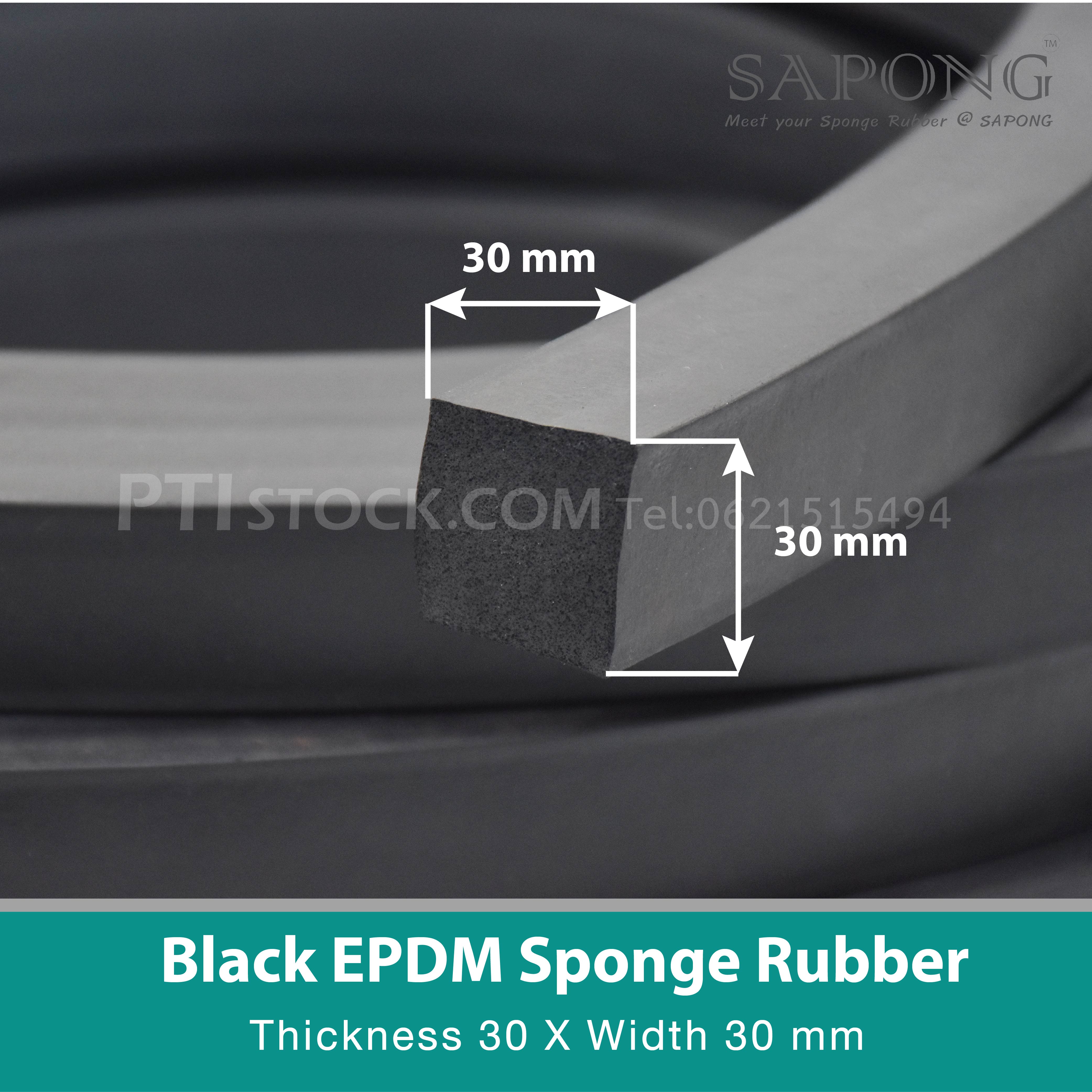 EPDM sponge rubber 30x30 mm Tel : 022577154 LINE@ @ptirubber - ptistock