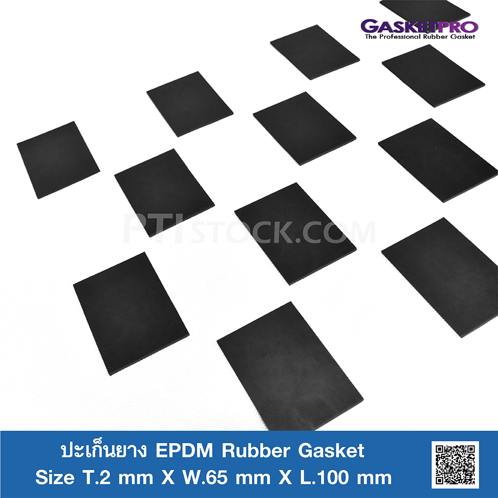 EPDM Rubber Gasket T.2 mm X W.65 mm - ptistock
