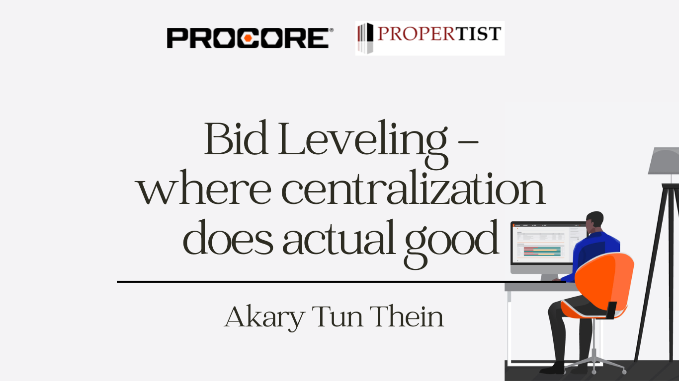 Bid Leveling - where centralization does actual good - propertist