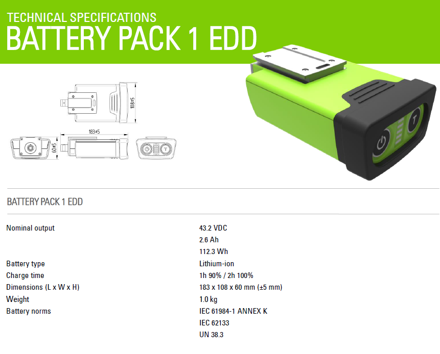 เครื่องตัดถ่างระบบไฟฟ้า (Extrication Equipment EDD) SET2 - qtecdrive29