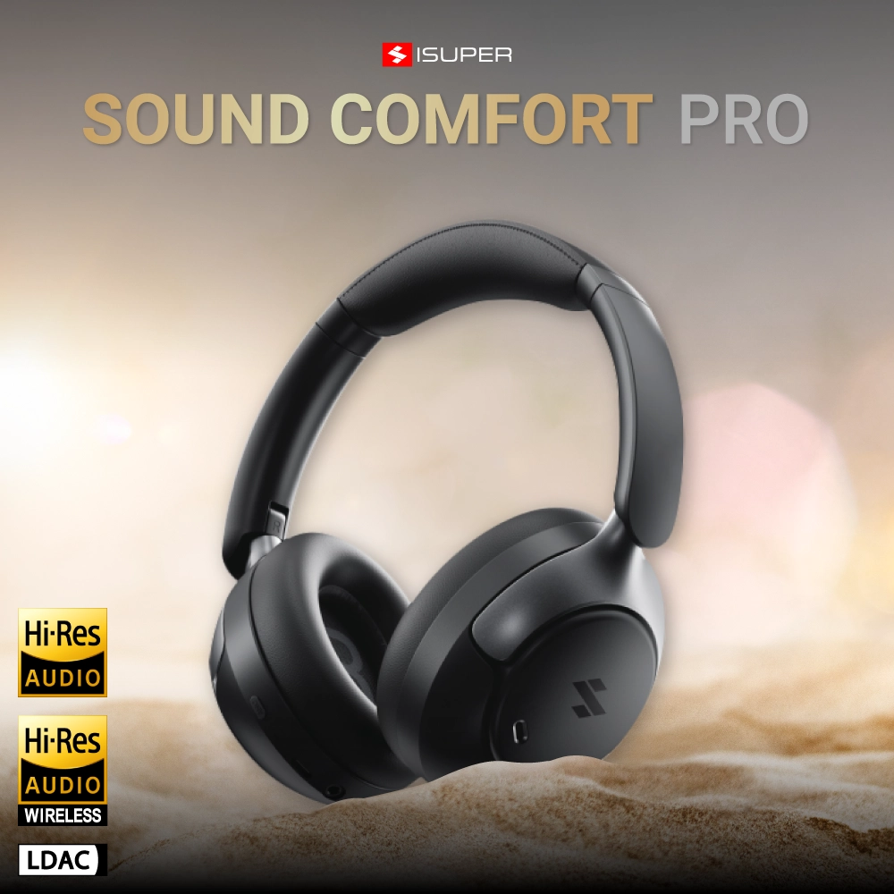 หูฟังไร้สาย หูฟังครอบหู iSUPER SOUND COMFORT PRO