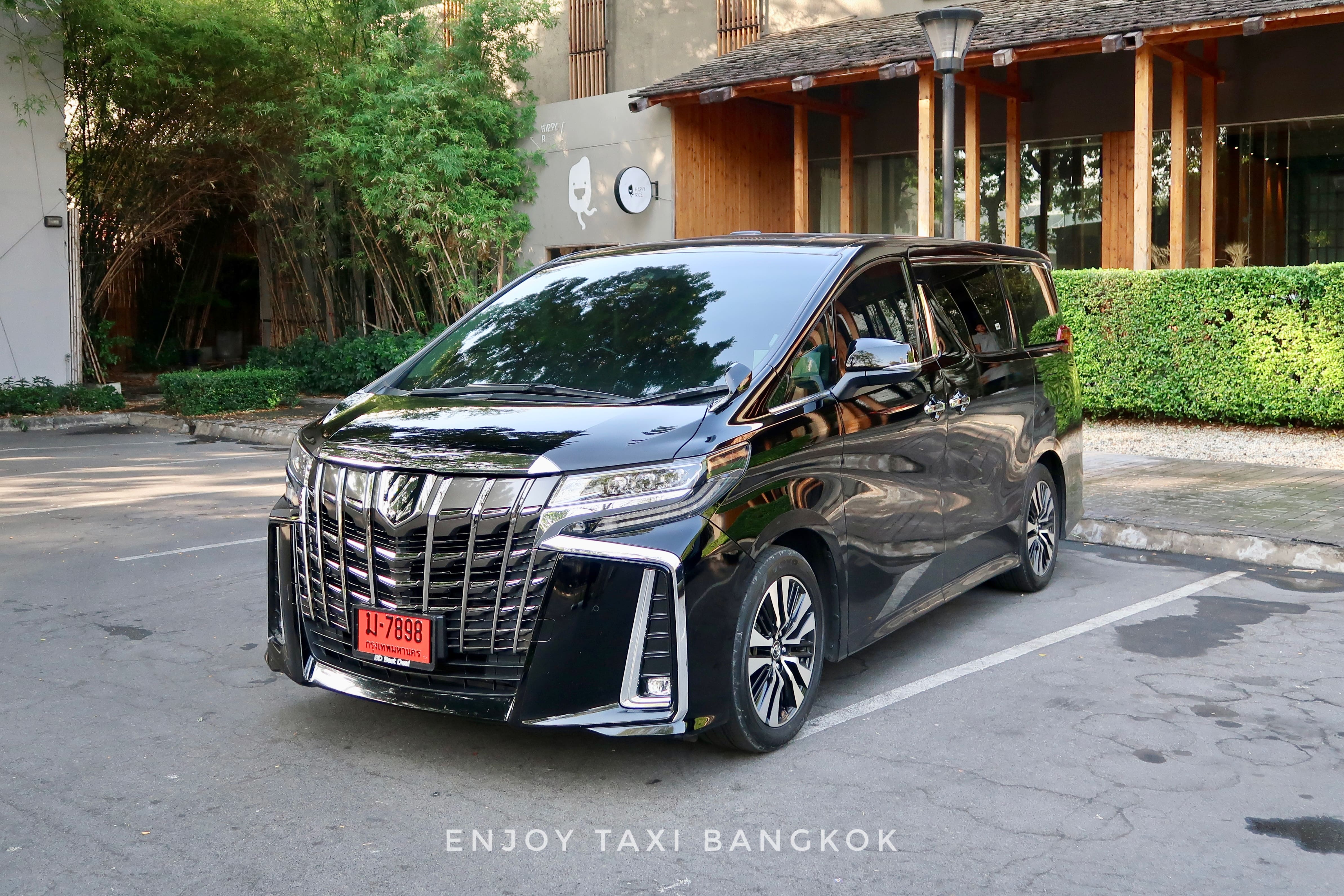 Luxury van car service Toyota Alphard | Enjoy Taxi Bangkok ...