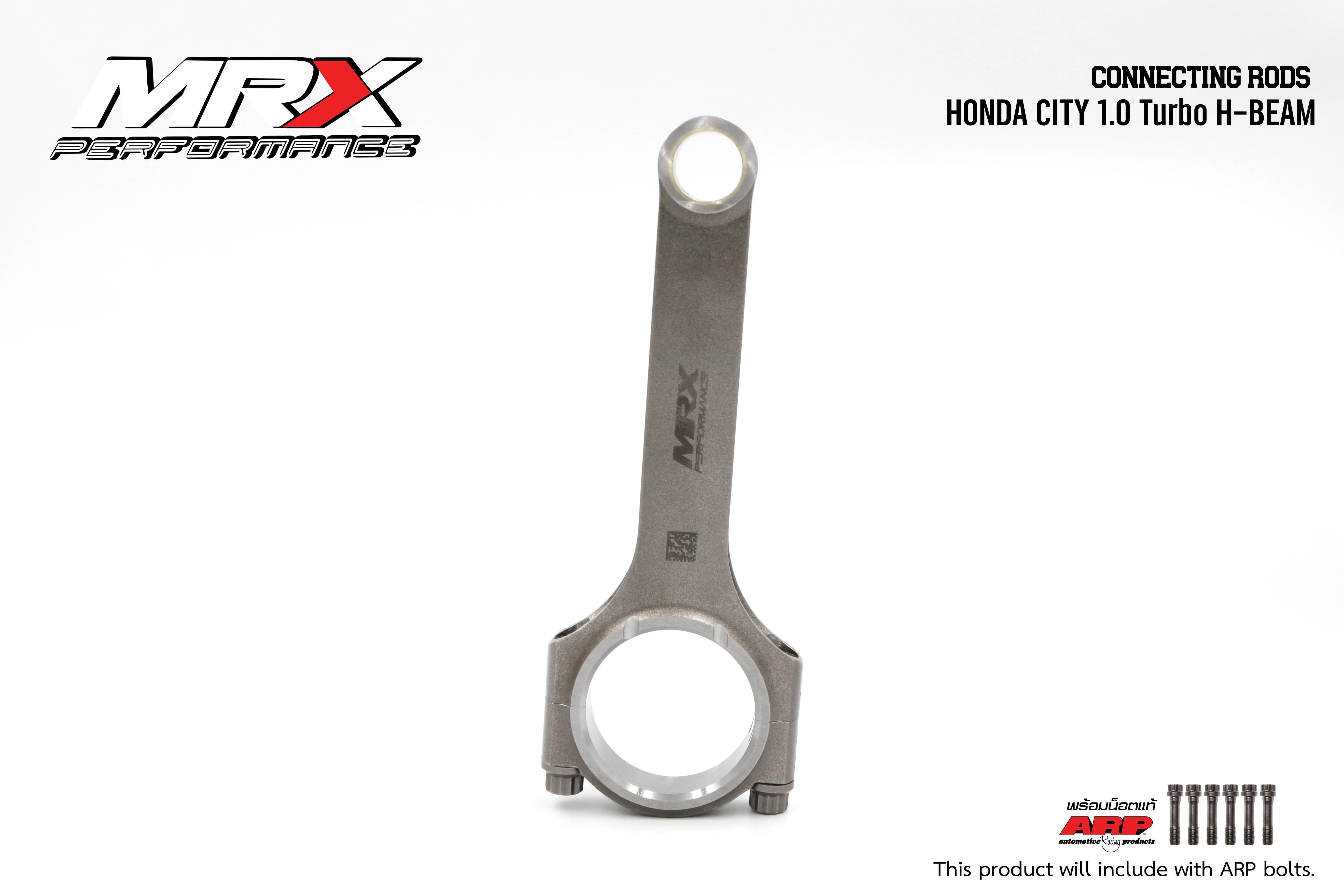 MRX Connecting Rod for Honda City P10A6 Turbo Engine H-Beam + ARP 2000 ...