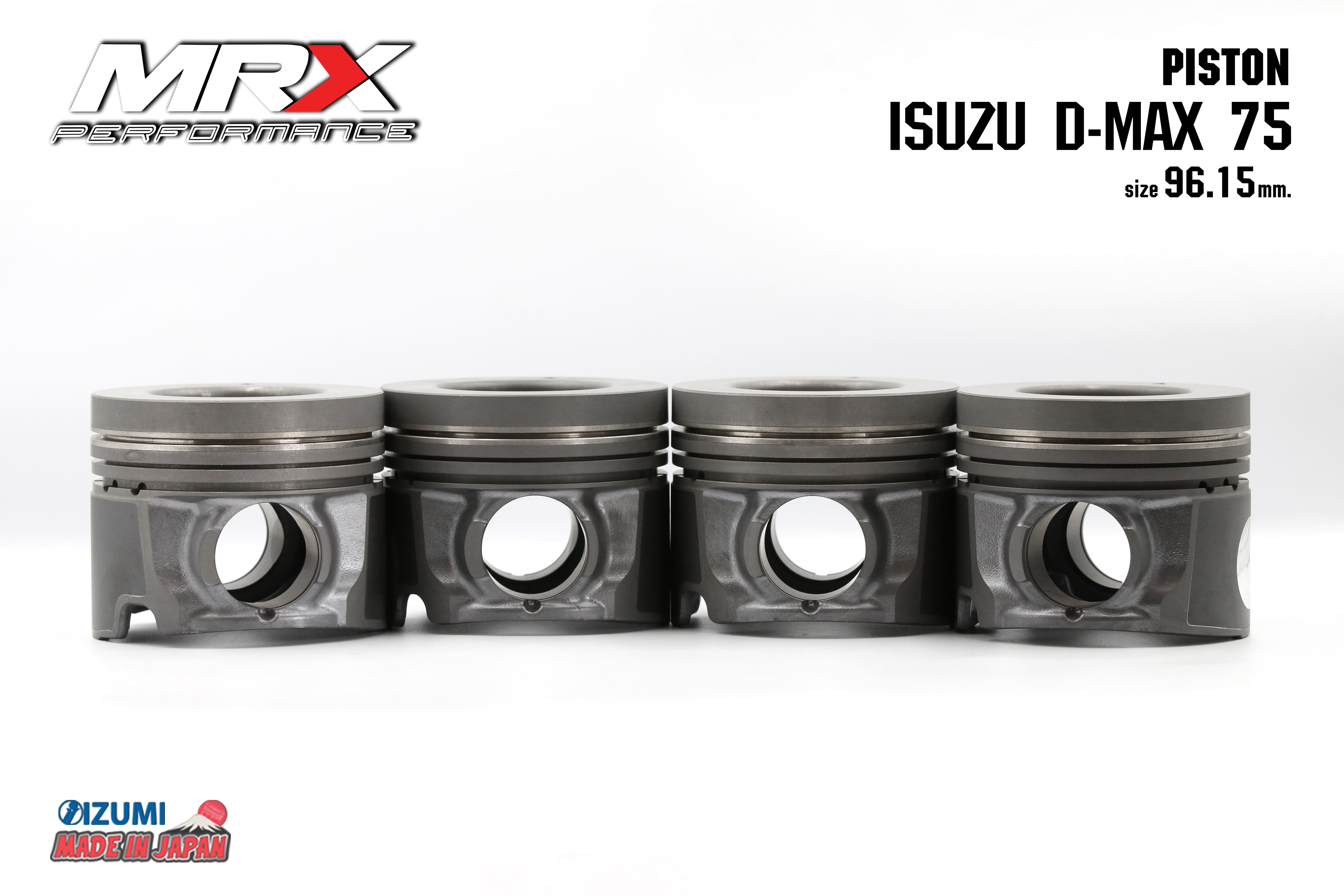 MRX Pistons For Isuzu D-max 4JJ Engine Size 75 (96.15 MM) - mrxperformance