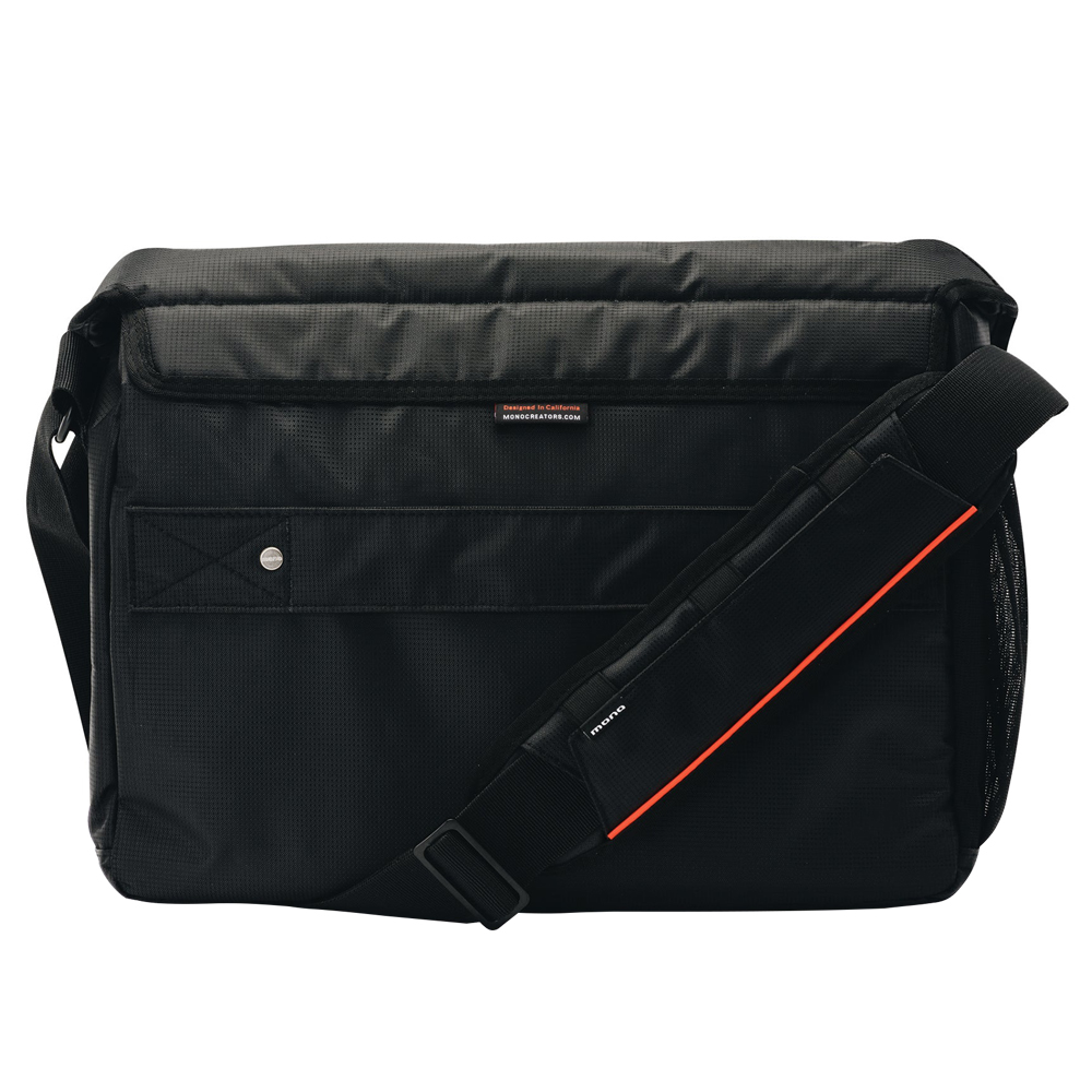 Mono Stealth Relay Messenger Bag, Black - stringsshop