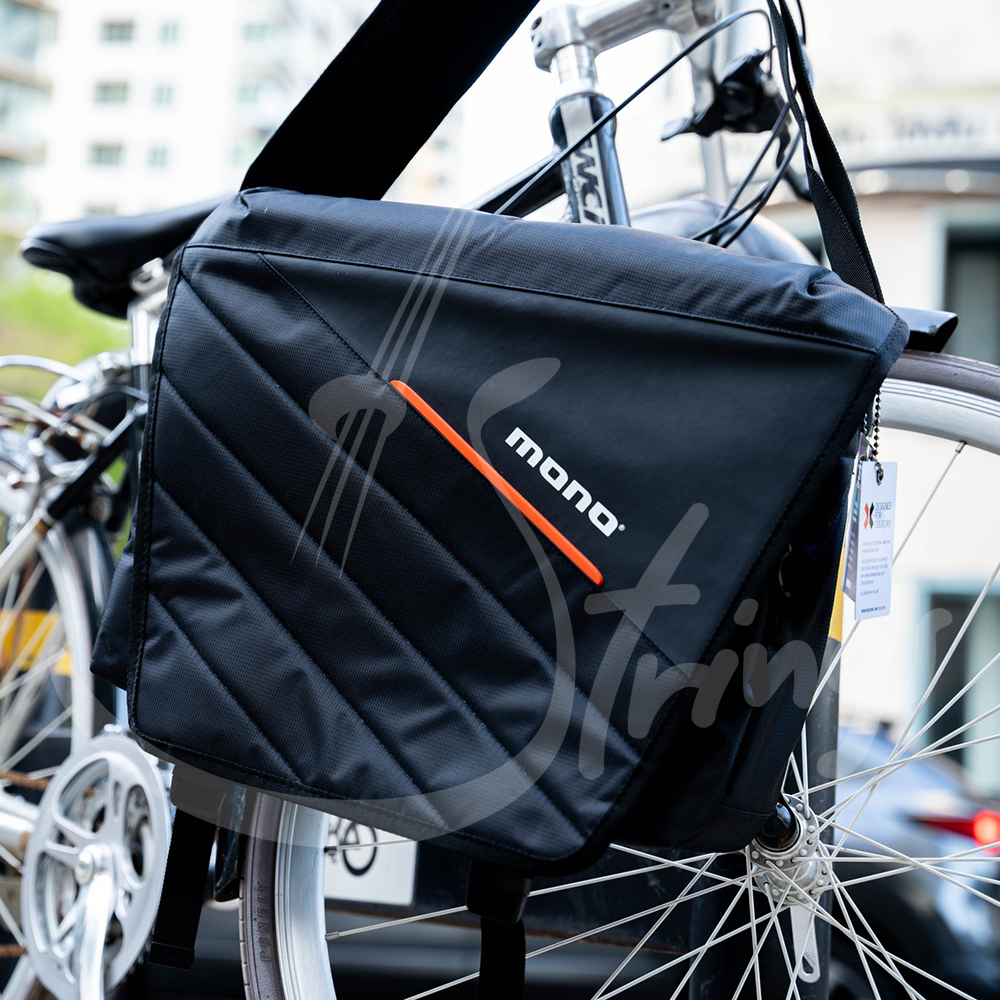 Mono Stealth Relay Messenger Bag, Black - stringsshop