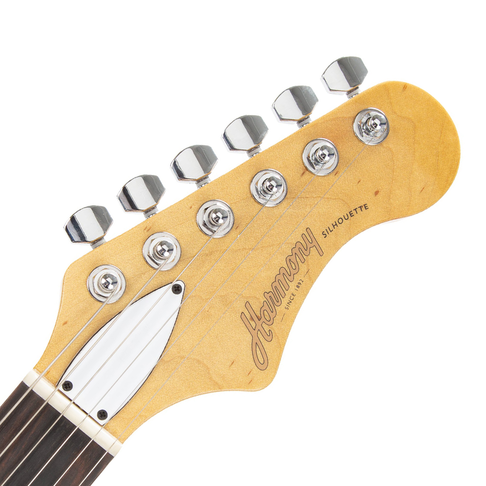 Harmony Standard Silhouette w/ Bigsby Electric Guitar w/Case, RW FB ...