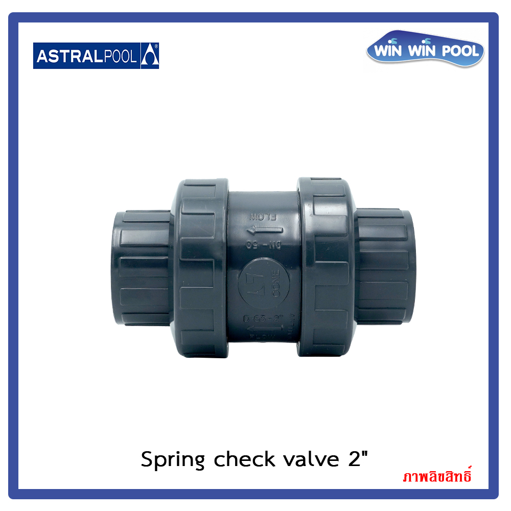 สปริงเช็ควาล์ว/Astral pool /Cepex/ Spring Check Valve/ 2'' - winwinpoolshop