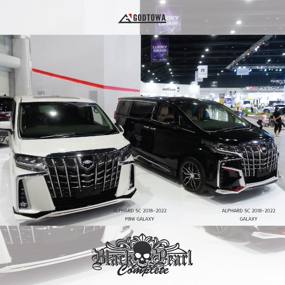 ชุดแต่ง BLACK PEARL COMPLETE MINI GALAXI ชุดแต่ง alphard ปี 2018-2022 ...