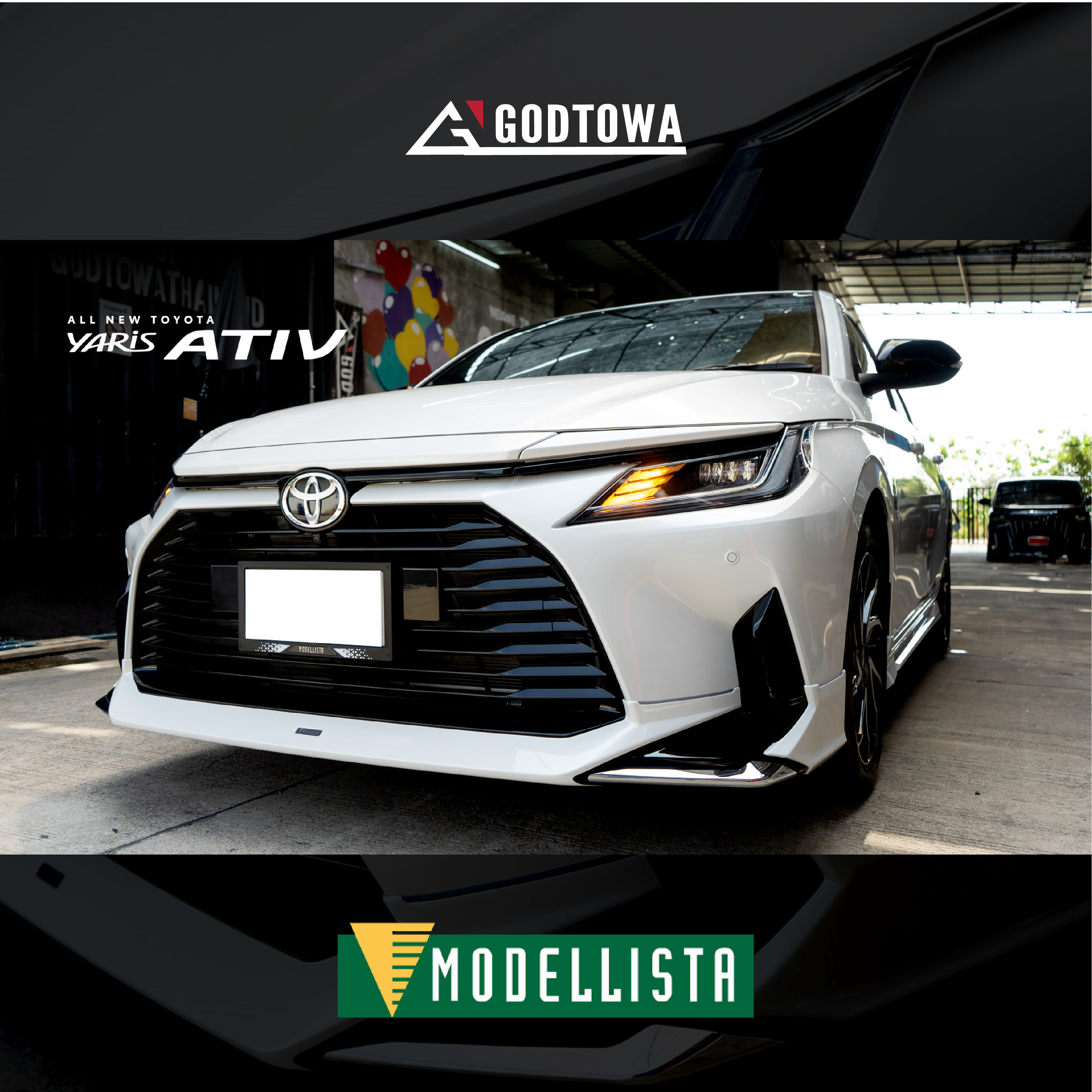 ชุดแต่ง MODELLISTA FOR ALL NEW TOYOTA YARIS ATIV