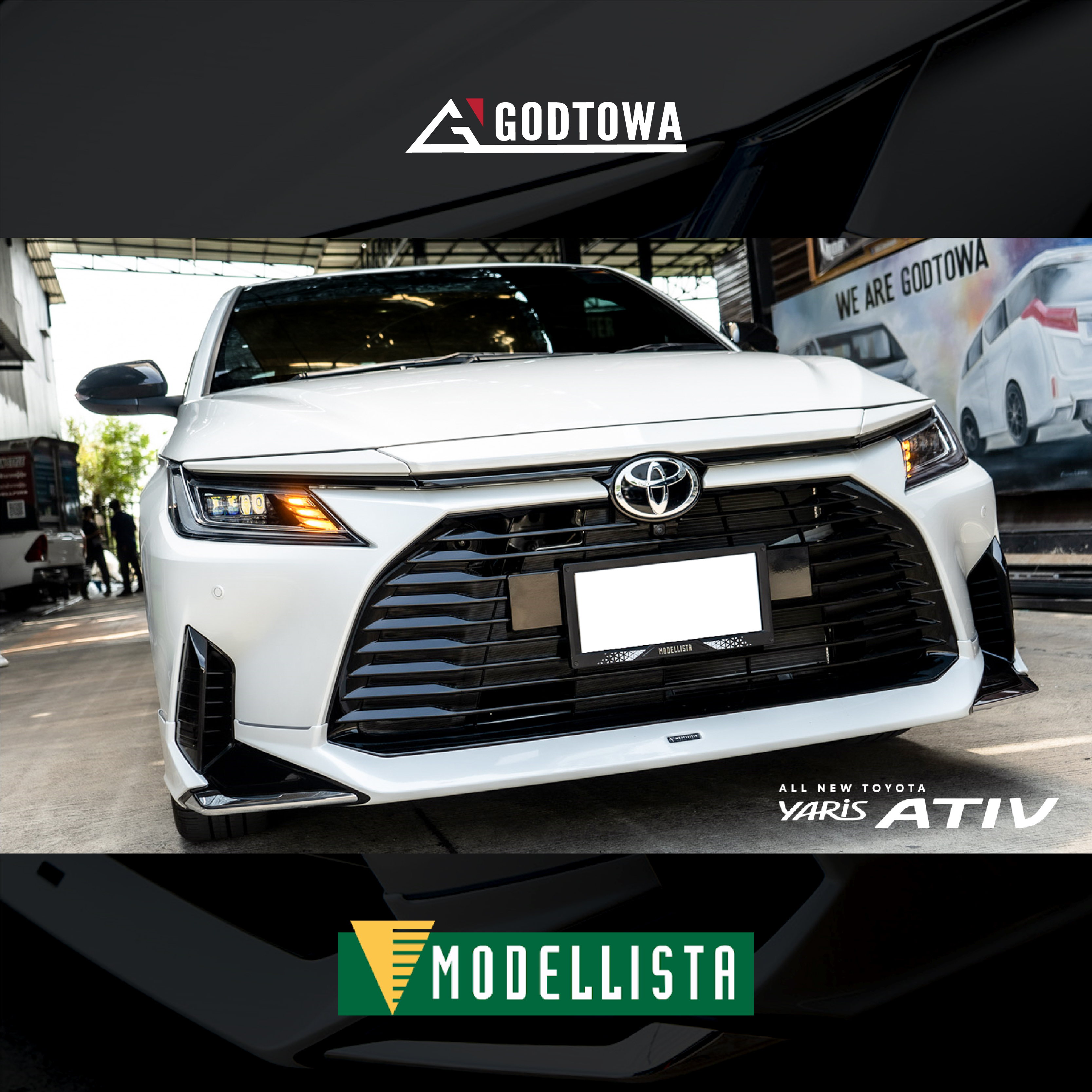 ชุดแต่ง MODELLISTA FOR ALL NEW TOYOTA YARIS ATIV