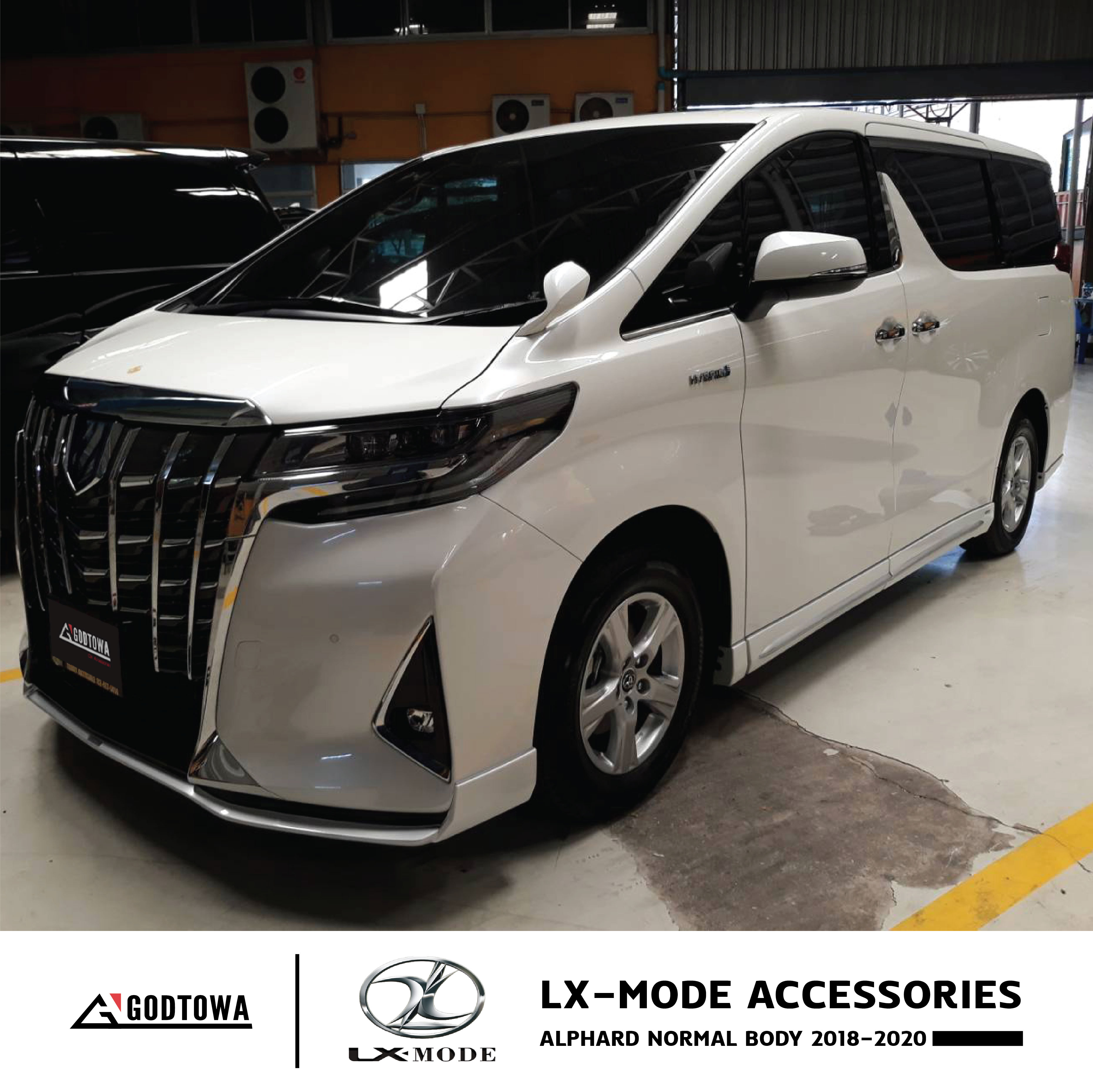 ชุดแต่ง LX-MODE ALPHARD NORMAL BODY 2019 - godtowathailand
