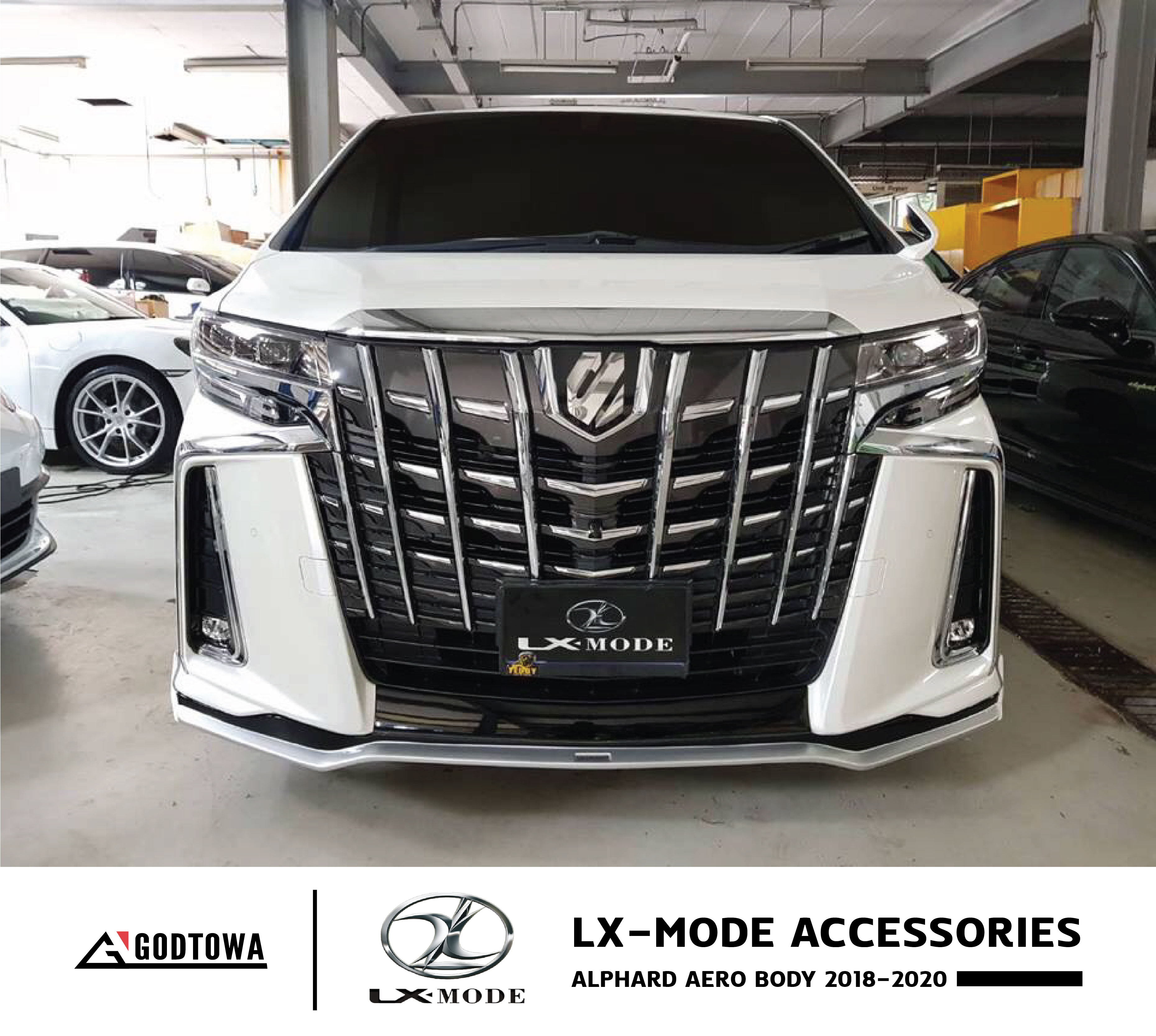 ชุดแต่ง LX-MODE ALPHARD AERO BODY 2019 - godtowathailand
