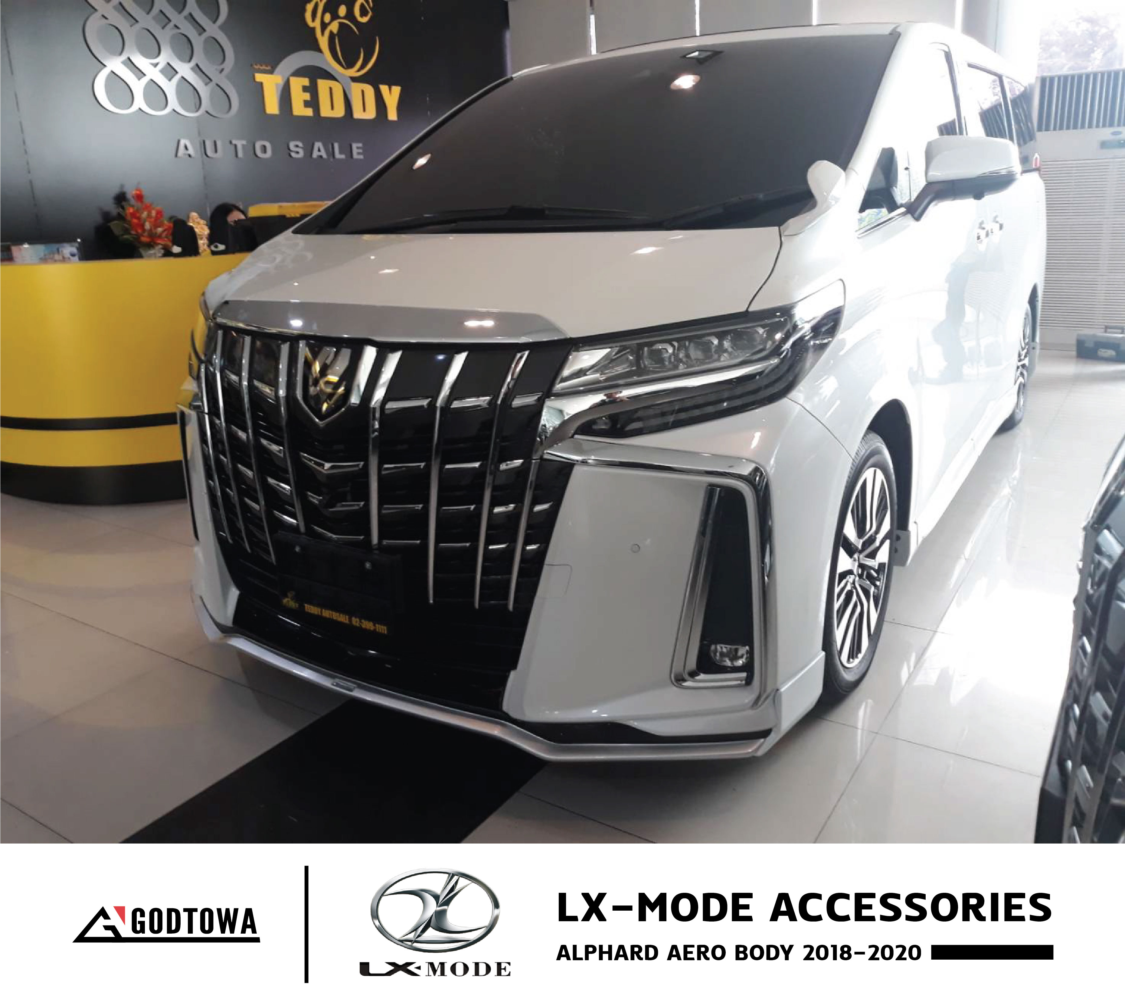 ชุดแต่ง LX-MODE ALPHARD AERO BODY 2019 - godtowathailand