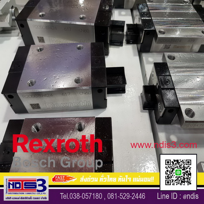 ตลับลูกปืน ลิเนียร์ไกด์ บอลสกรู REXROTH (REXROTH BOSH LINEAR GUIDE ...