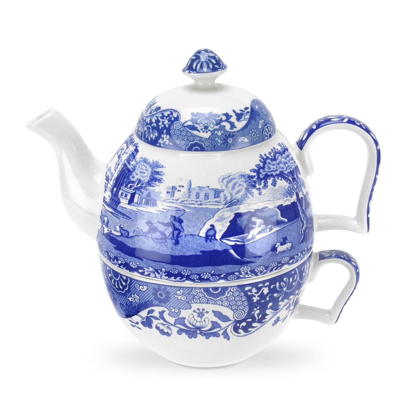 Spode Blue Italian Tea-for-One Set - blueandwhitethailand