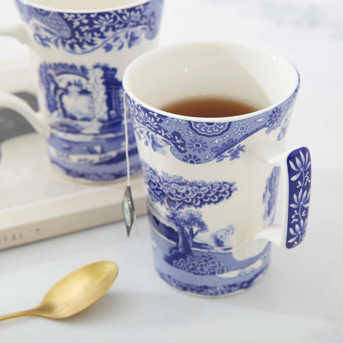 Spode Blue Italian Cottage Mug - Blueandwhitethailand