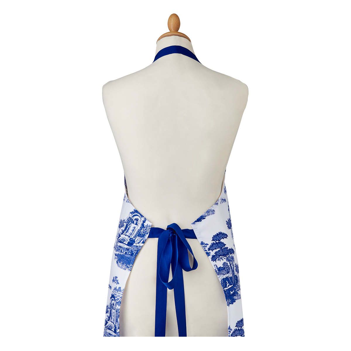 Pimpernel Blue Italian Apron Cotton - blueandwhitethailand