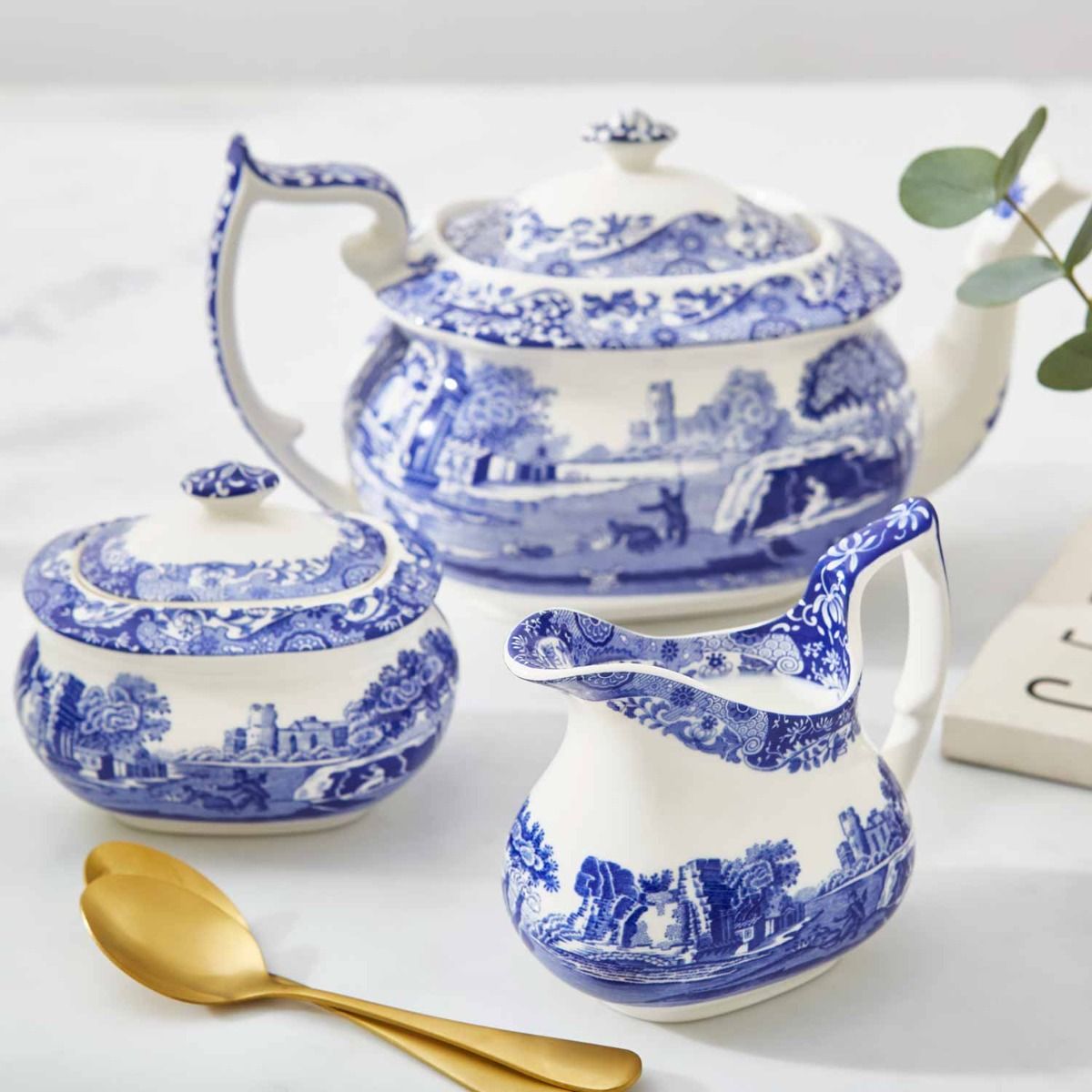Spode Blue Italian Cream Jug - blueandwhitethailand