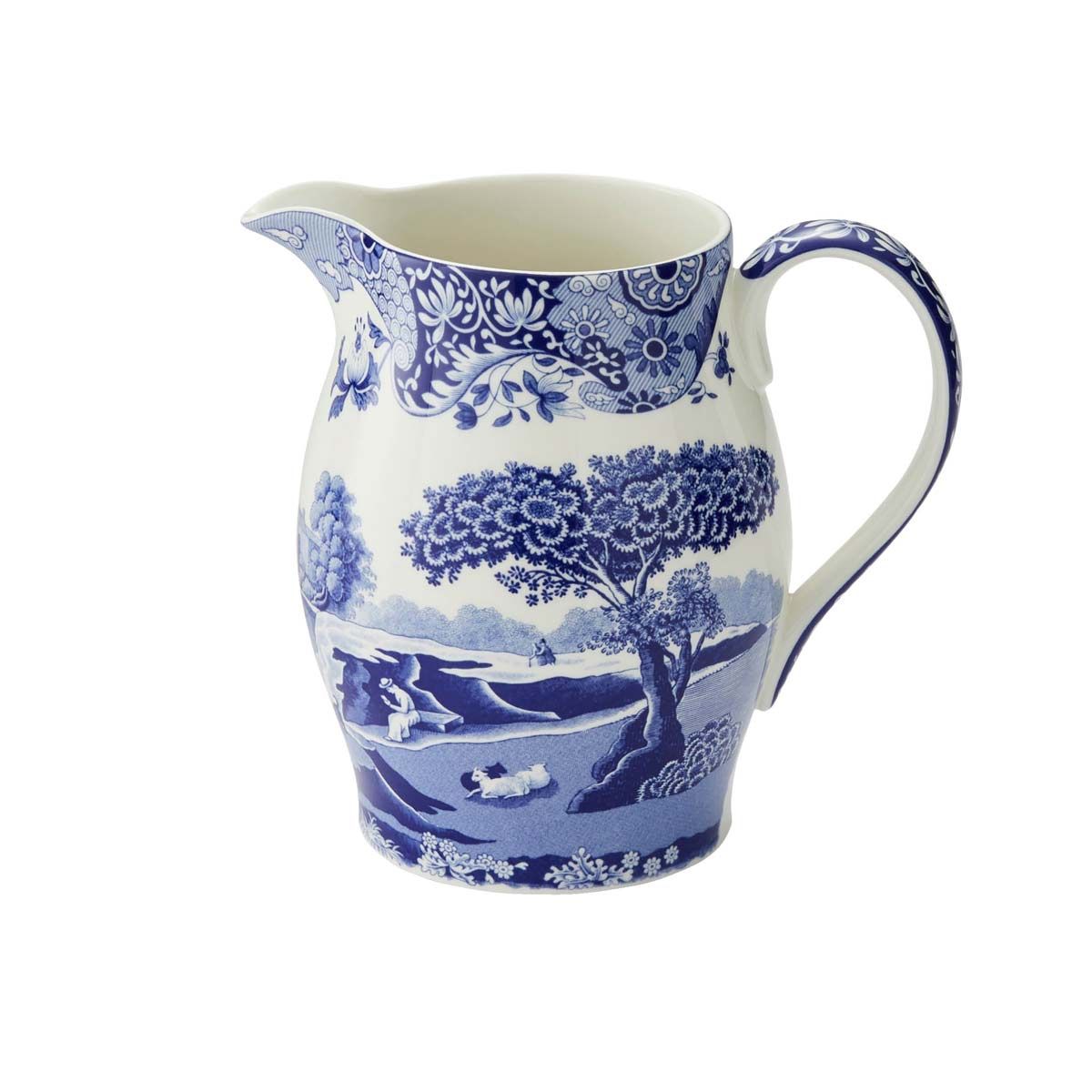 Spode Blue Italian Liverpool Jug - blueandwhitethailand