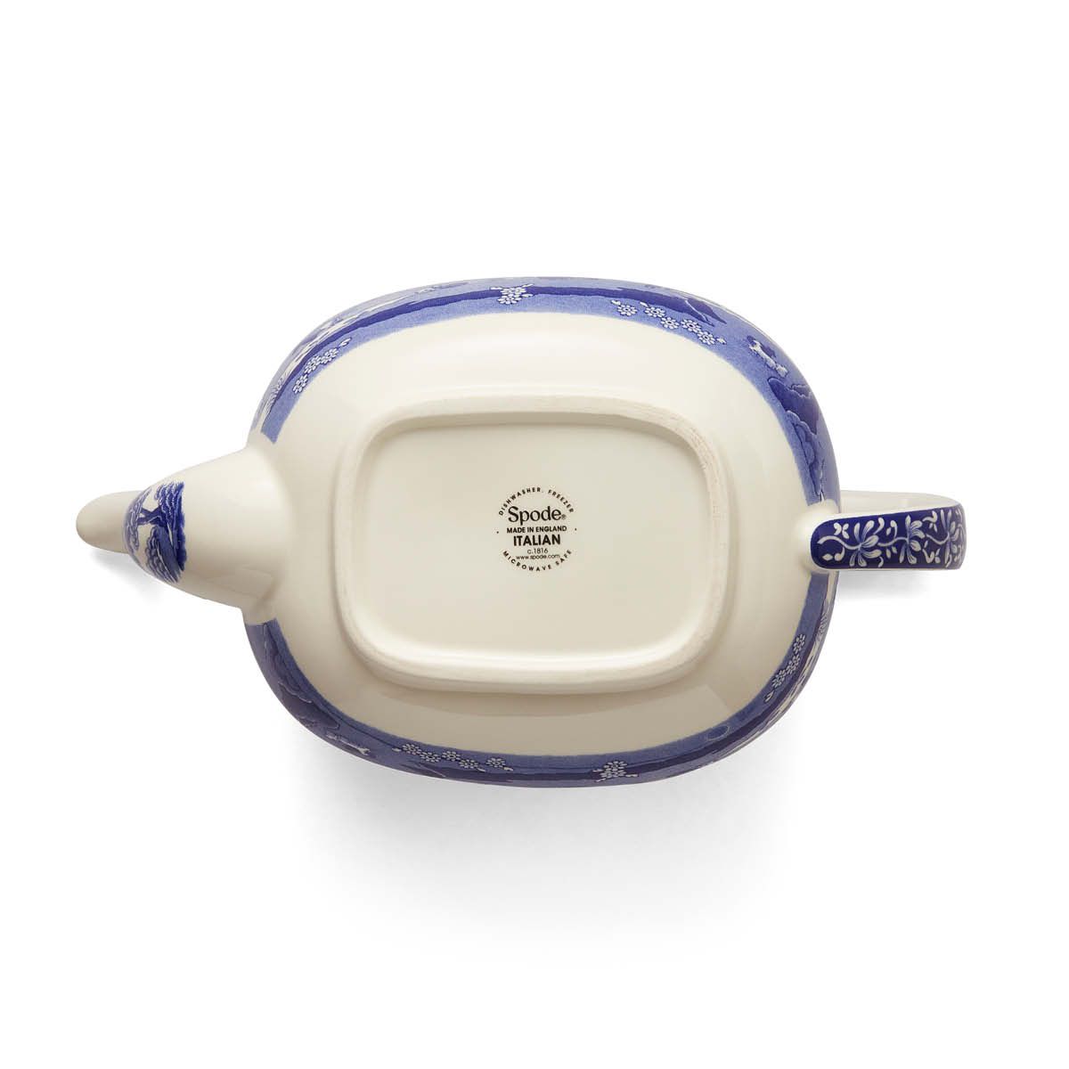 Spode Blue Italian Teapot - blueandwhitethailand