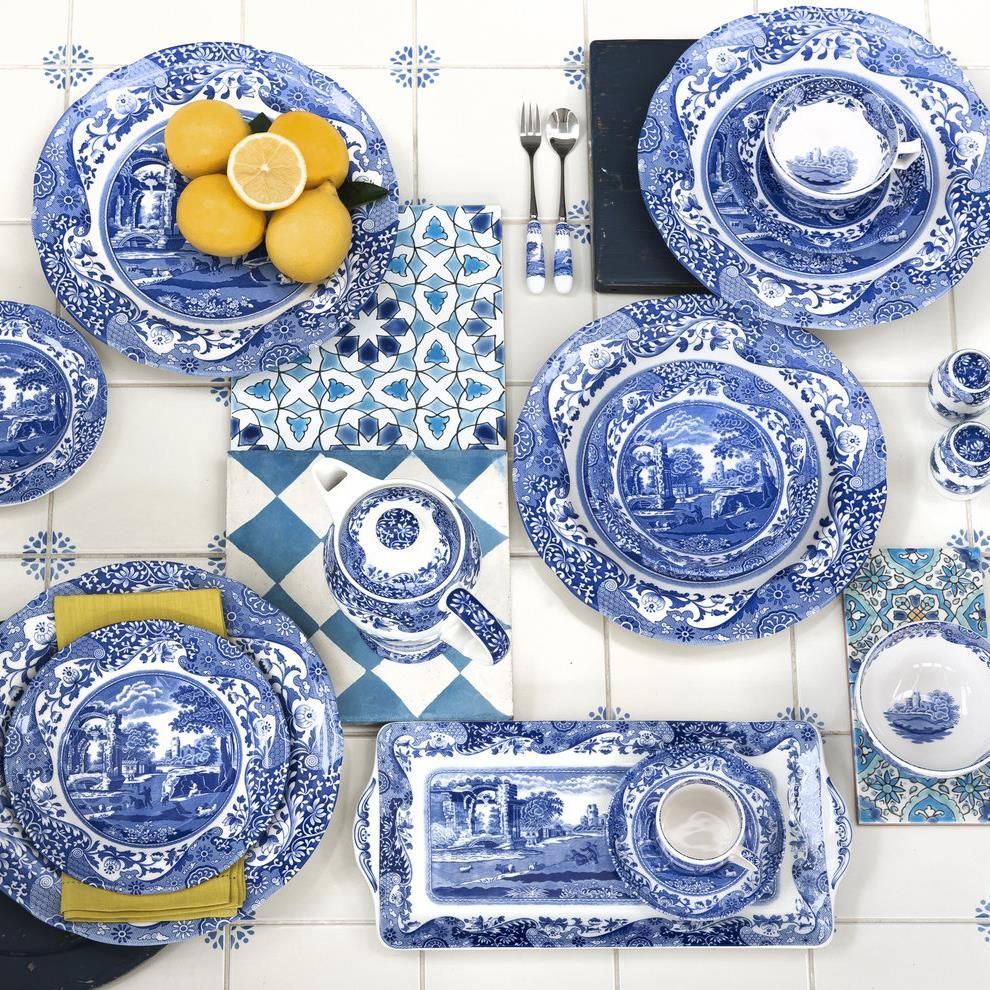 Spode Blue Italian Tea-for-One Set - blueandwhitethailand