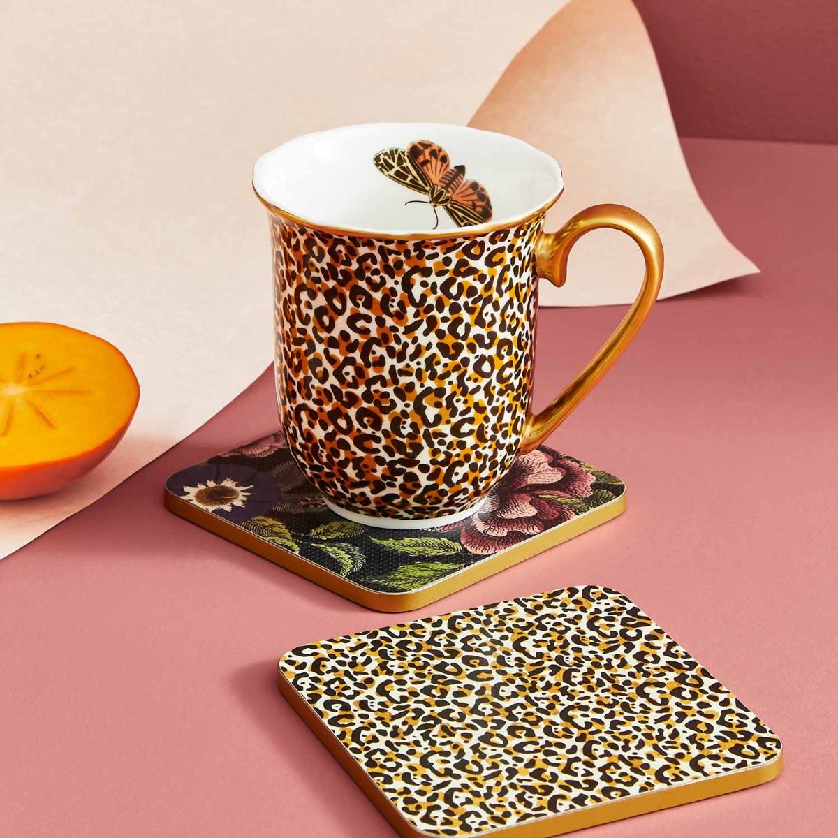 Creatures of Curiosity Set of 4 Coasters - blueandwhitethailand