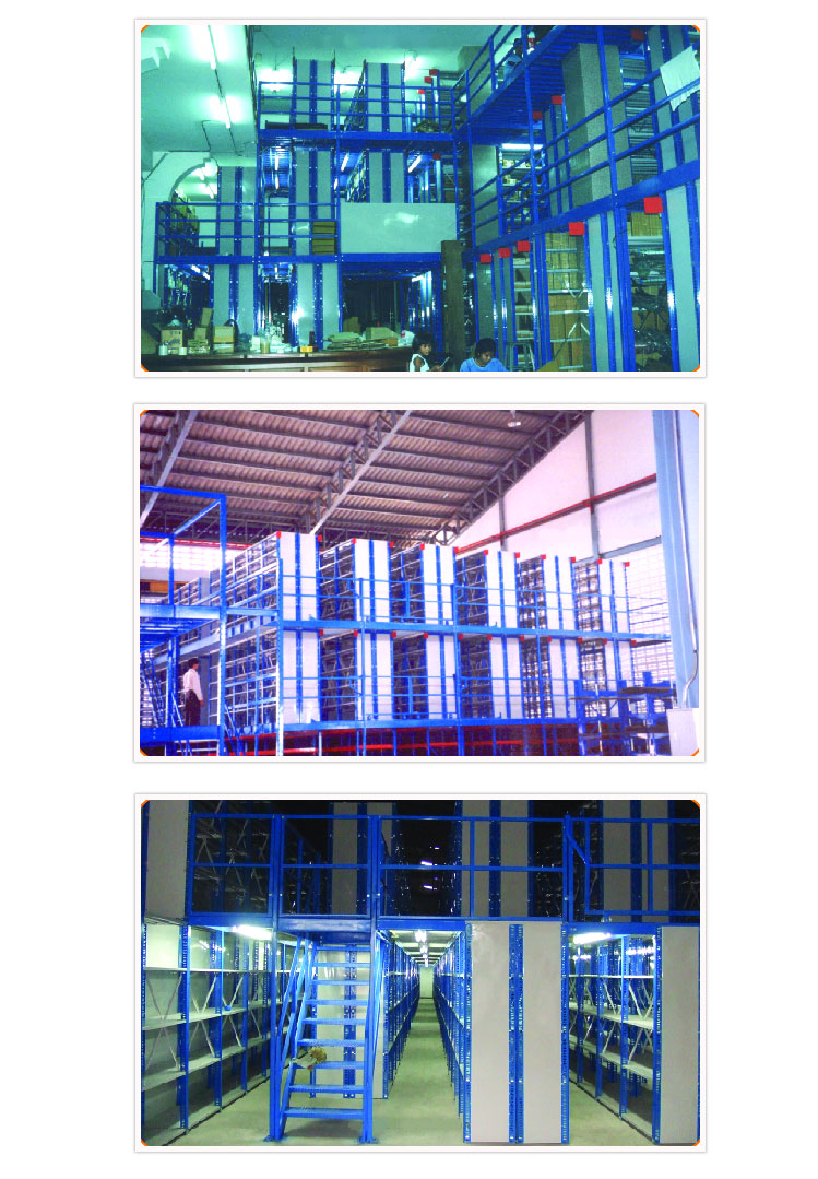 MICRO RACKS WITH MEZZANINE FLOORS - Shelf-truck