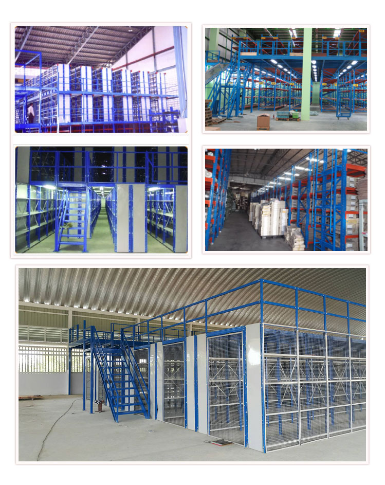 MICRO RACKS WITH MEZZANINE FLOORS - shelf-truck