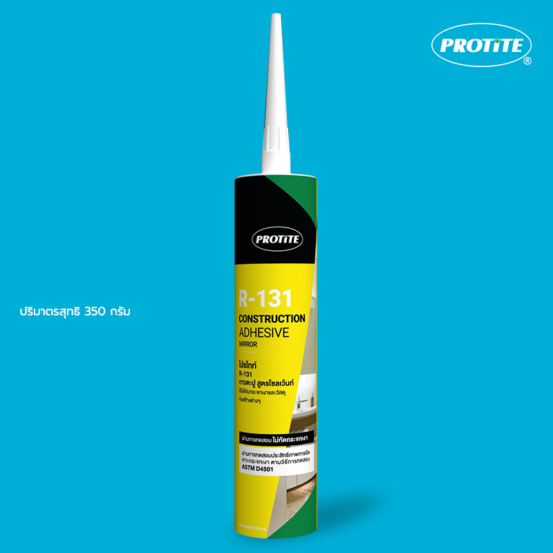 PROTITE R-131 คอนสตรัคชั่น ซีลแลนท์ โปรไทท์ อาร์-131 กาวตะปู 350 g (25 หลอด/ลัง) - adhesive-sealants