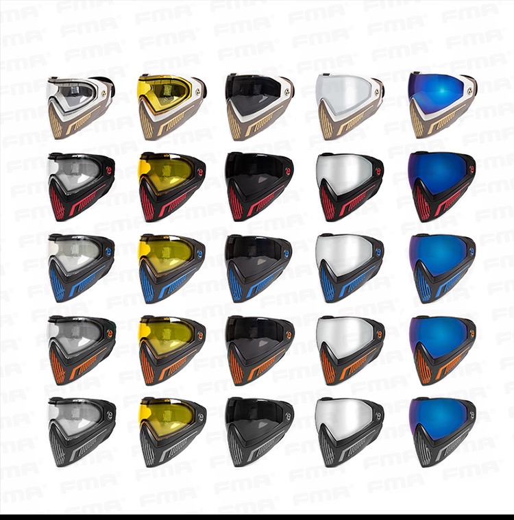 FMA F5 Professional Storm Goggle Mask TB1688 Lens color-Transparent ...