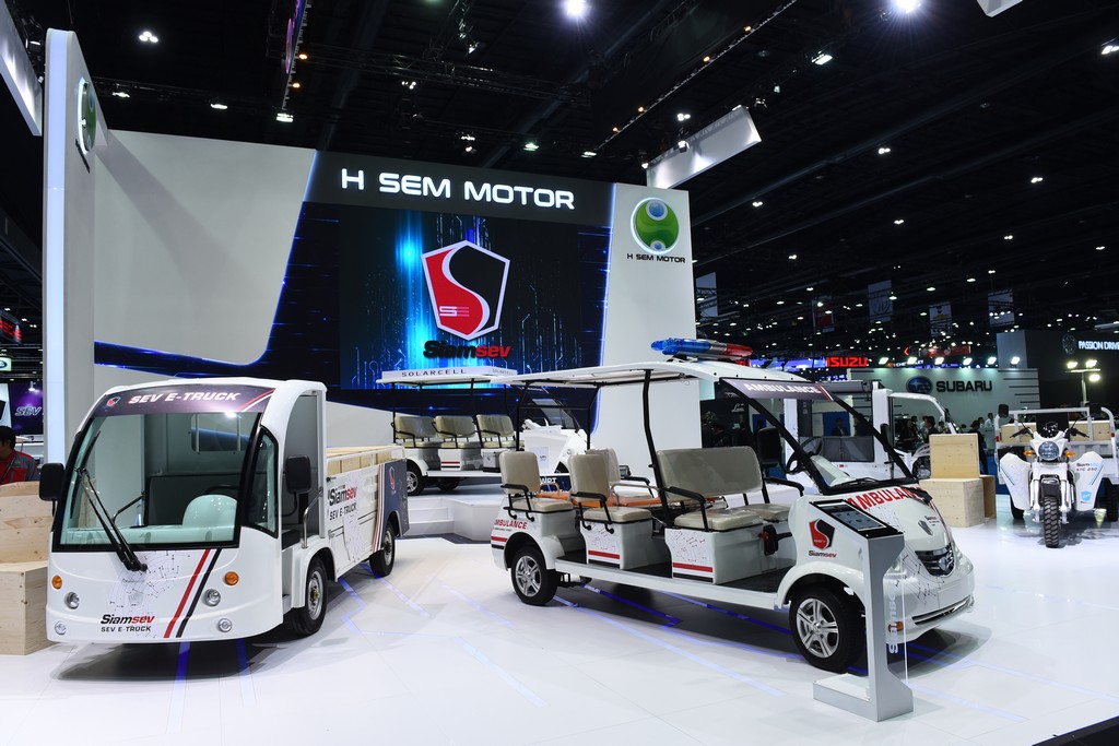 “H SEM Motor” เปิดตัวครั้งแรกรถกอล์ฟไฟฟ้าพวงมาลัยขวา พลังงานแสงอาทิตย์ ...