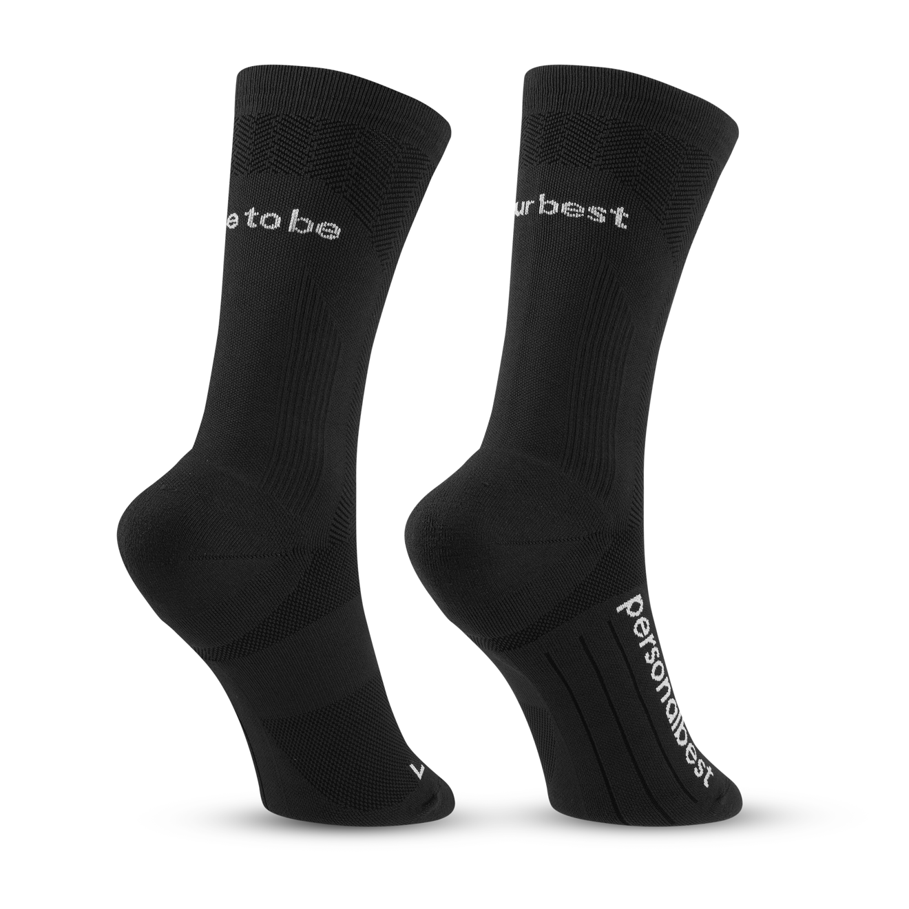 Performance Sock – Black - personalbestdotrun