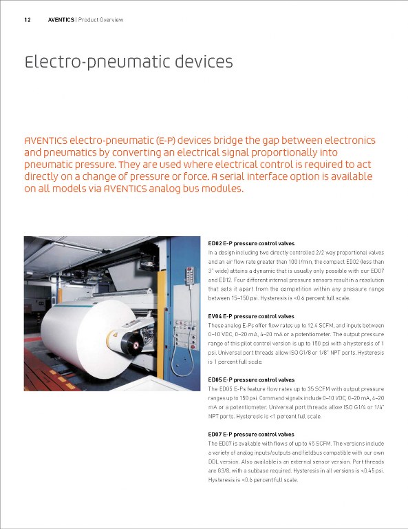 AVENTICS PNEUMATIC PRODUCT - factorymartonline