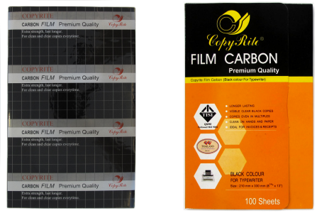 Film carbon - copyrite