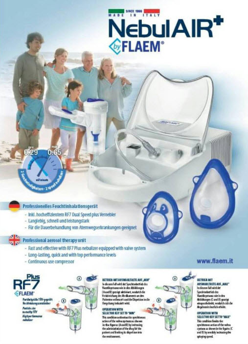 เครื่องพ่นยา Flaem รุ่น NebulAir+ - ruangwitmedical