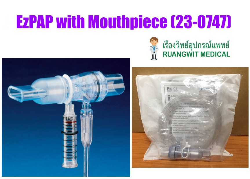 EzPAP with Mouthpiece- Portex (23-0747) - ruangwitmedical