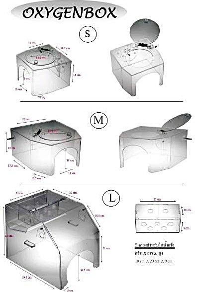 Oxygen Box ไซต์ M (ส่งฟรี) - Ruangwitmedical